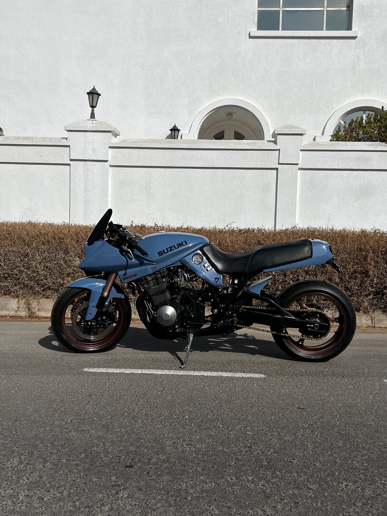 Action on the bike front. – Retro Rides Dubai